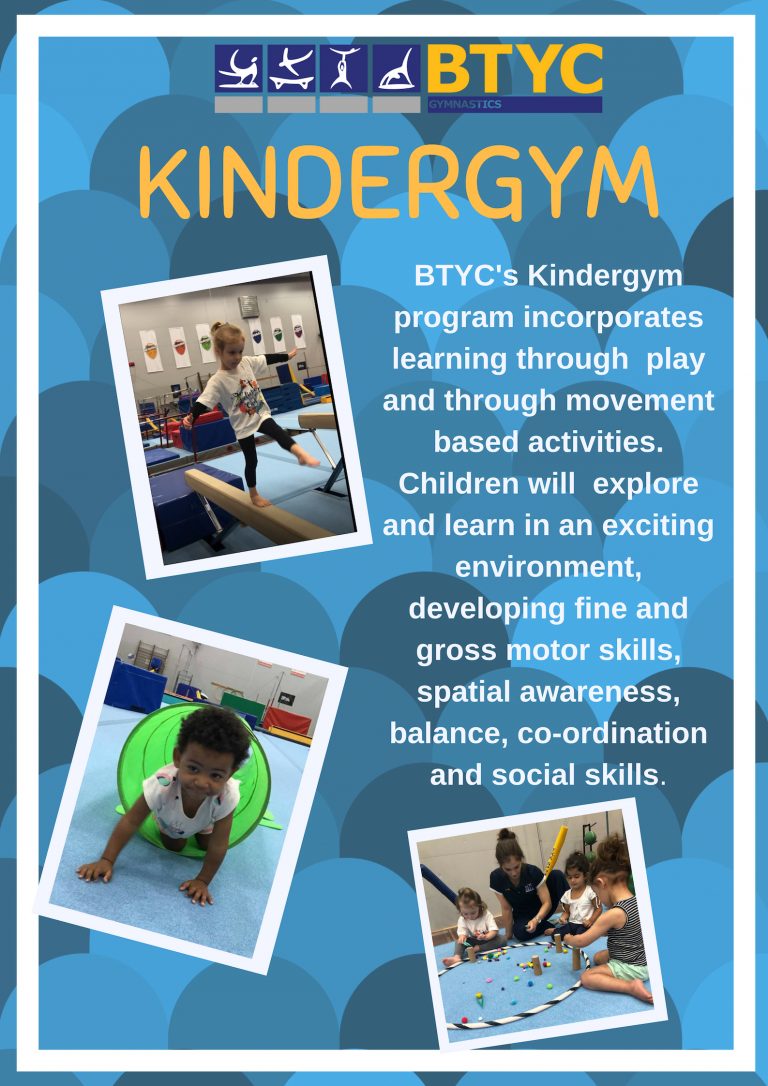 kindergym gymnastics program | BTYC Gymnastics