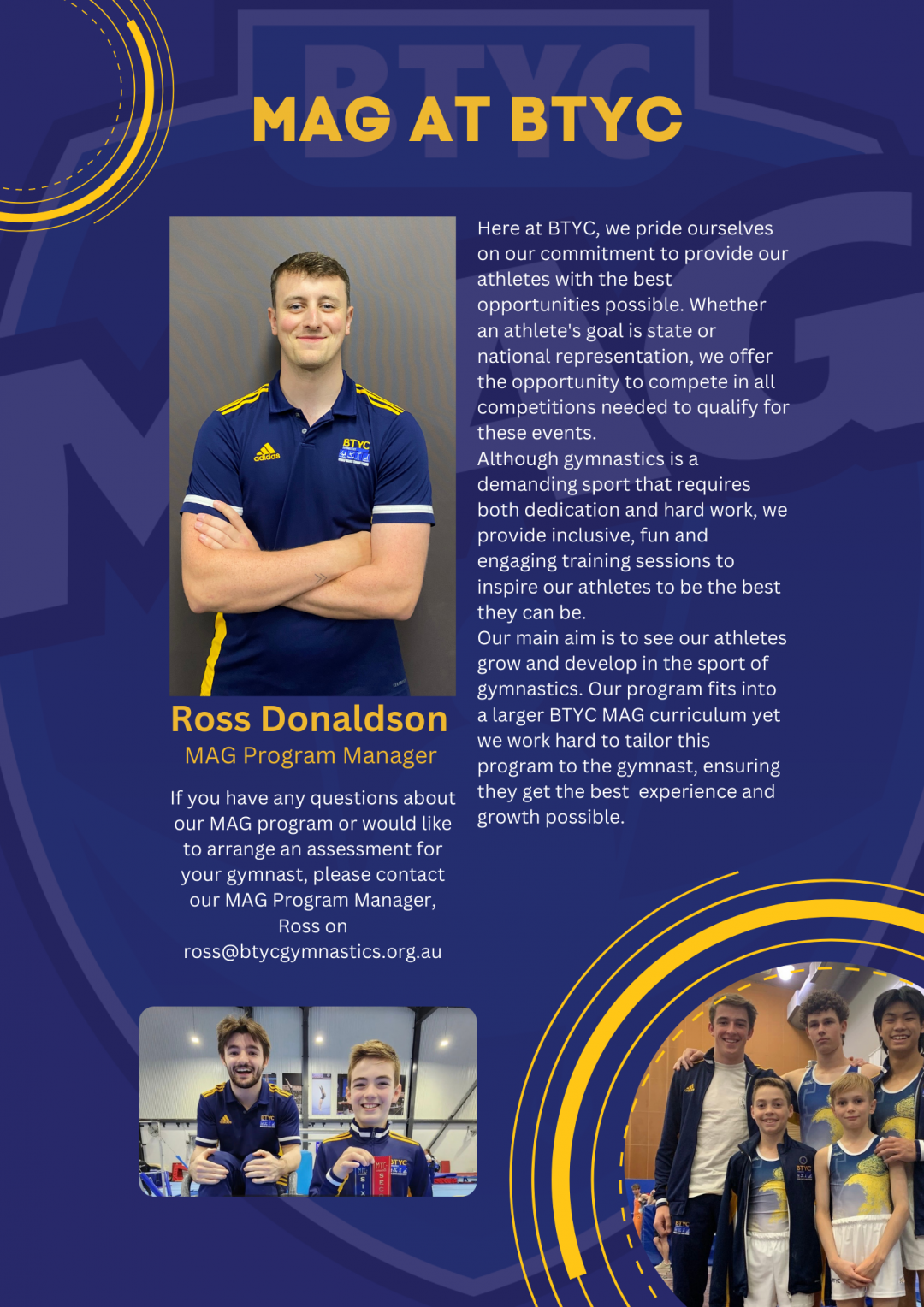 Mens Artistic Gymnastics | MAG Program | BTYC Gymnastics